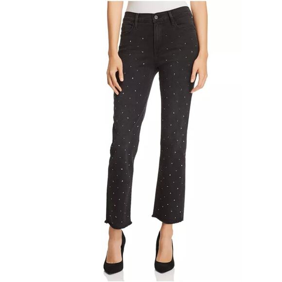 Frame Denim | Jeans | Frame Le High Straightleg Embellished Jeans In ...